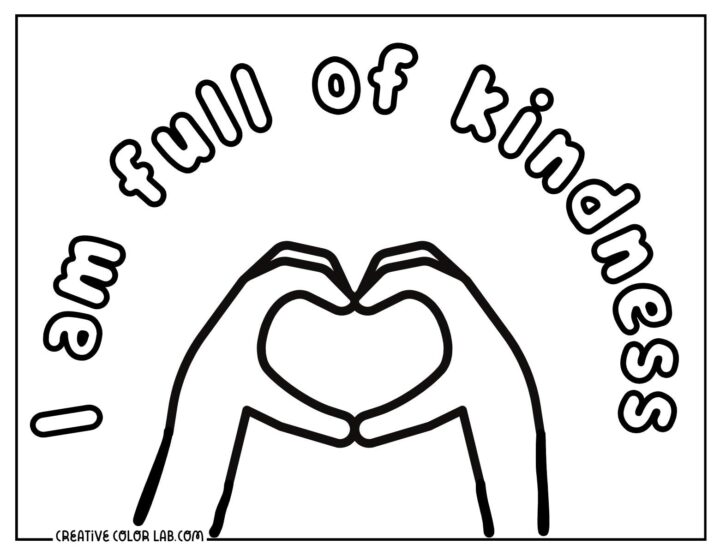 20 Coloring Pages on Kindness | Free PDF Printables