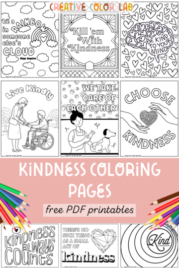 20 Coloring Pages on Kindness | Free PDF Printables