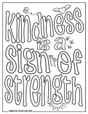 20 Coloring Pages on Kindness | Free PDF Printables