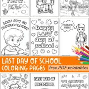 11 Last Day of School Coloring Pages | Free PDF Printables