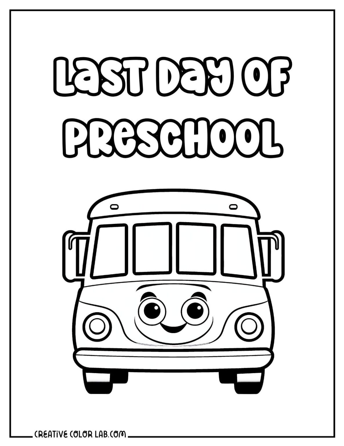 11 Last Day of School Coloring Pages Printable PDFs