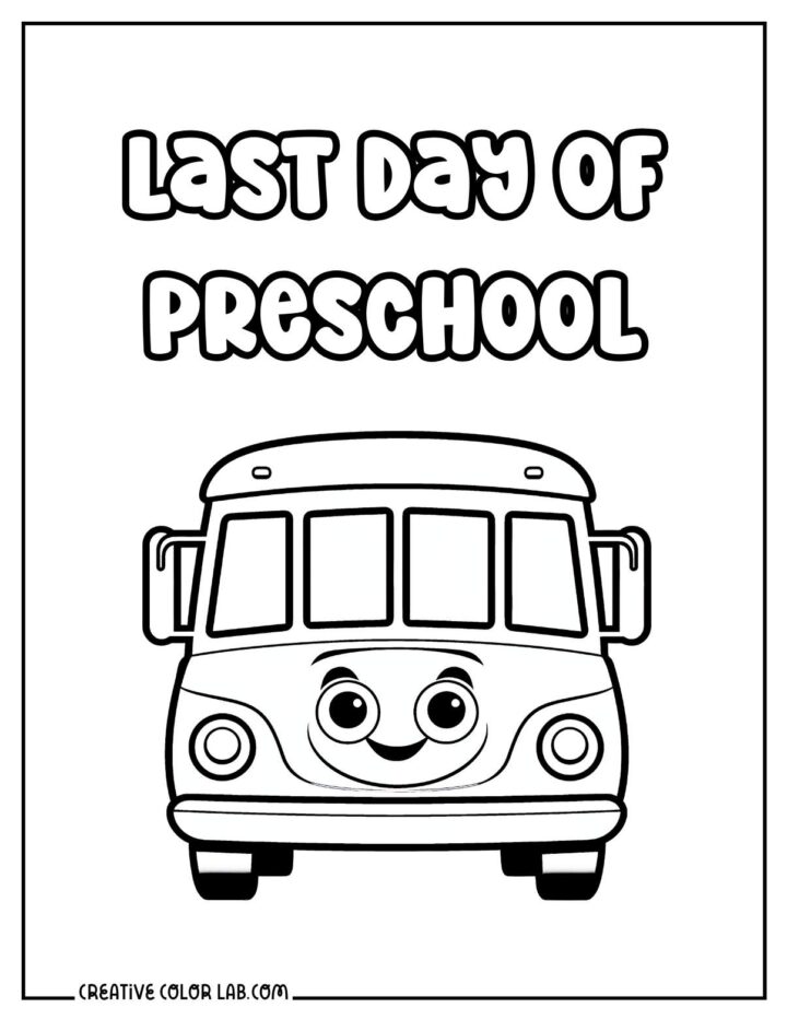 11 Last Day of School Coloring Pages Printable PDFs
