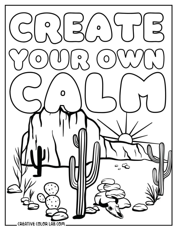 Free Mindfulness Coloring Pages | PDF Printables