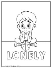 Free Feelings Coloring Pages | Emotions Printables