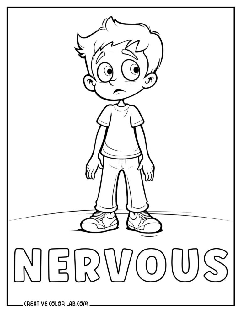 Free Feelings Coloring Pages | Emotions Printables