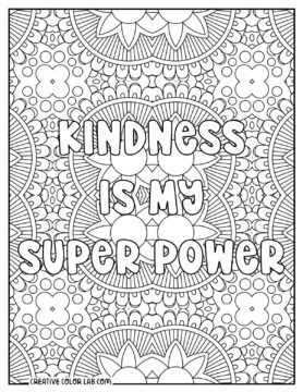 35 Positive Affirmations Coloring Pages | Free PDF Printables