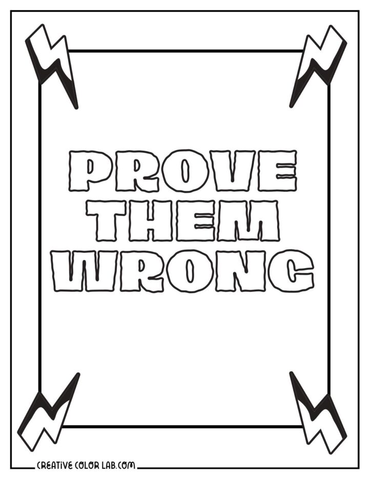 37 Inspirational Quotes Coloring Pages | Positive PDF Printables