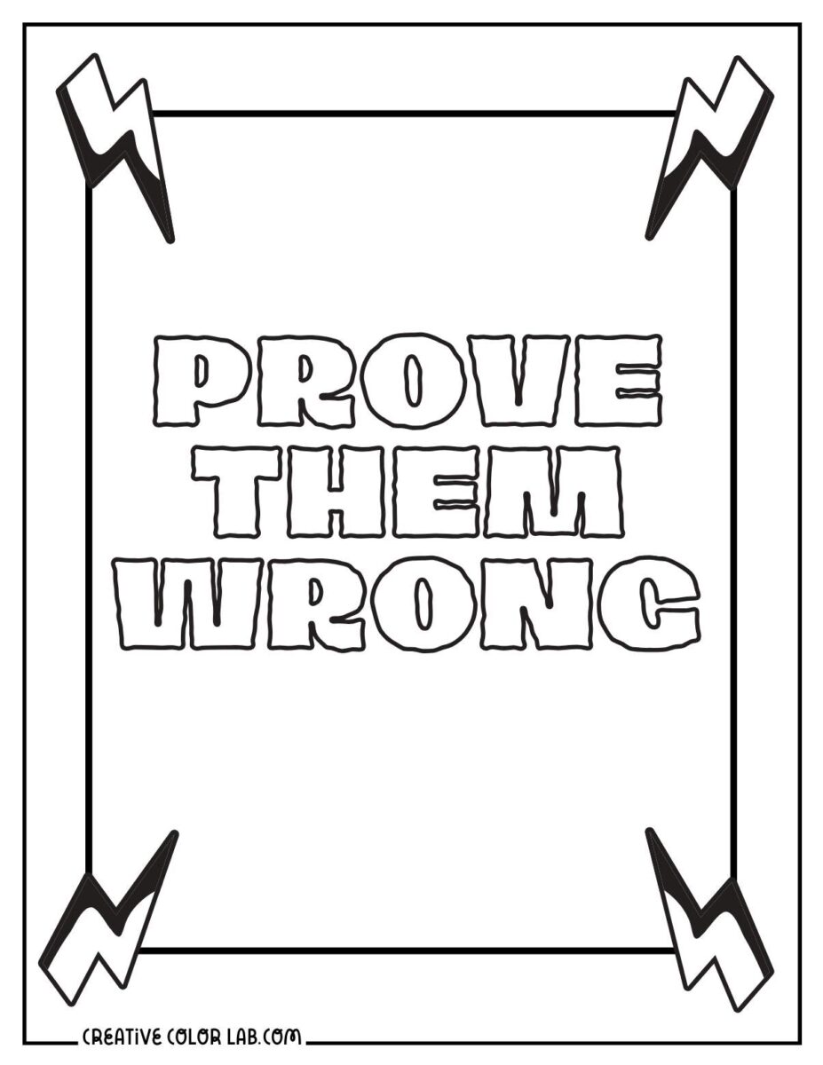 37 Inspirational Quotes Coloring Pages | Positive PDF Printables