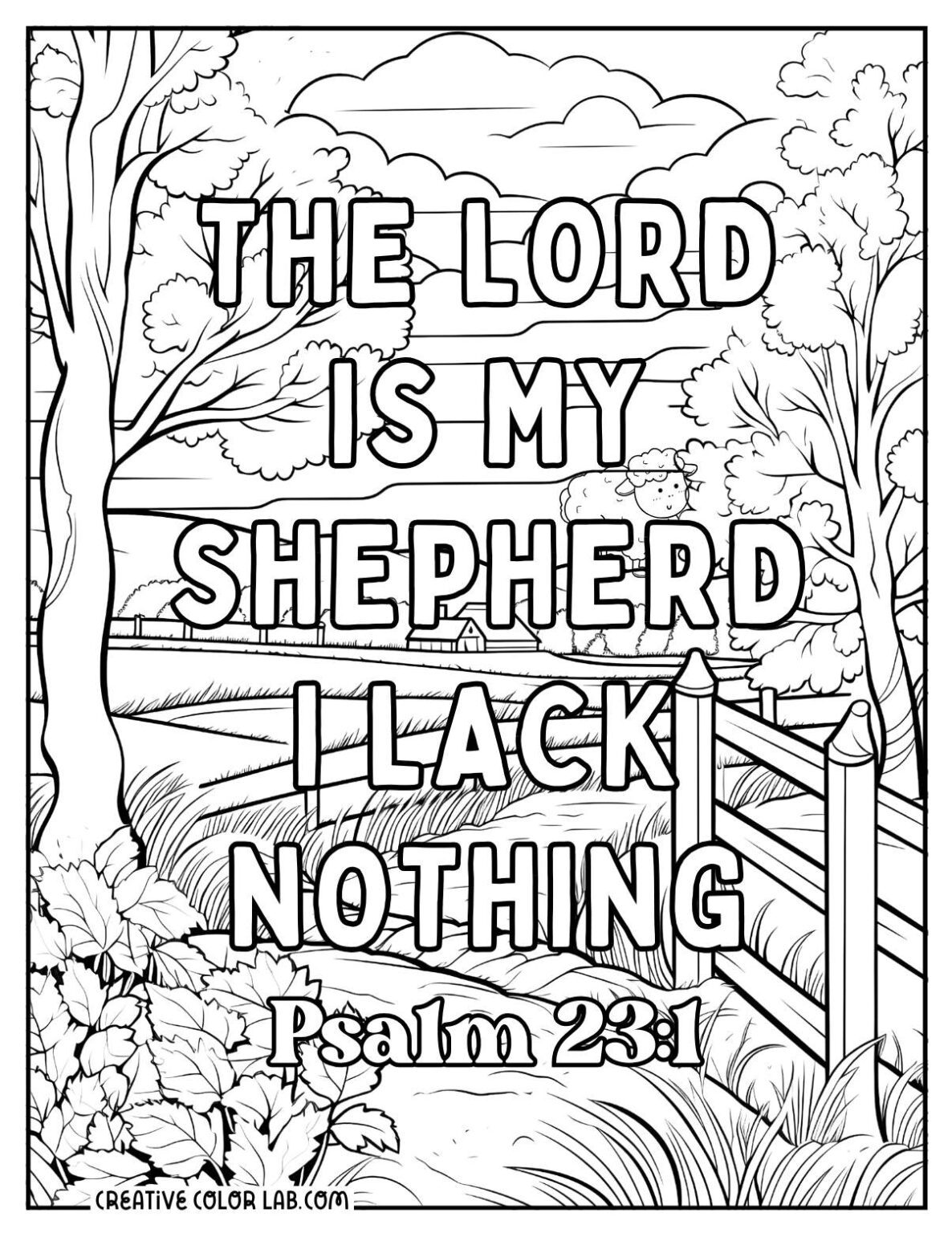 61 Bible Verse Coloring Pages | Free Printable Christian Quotes