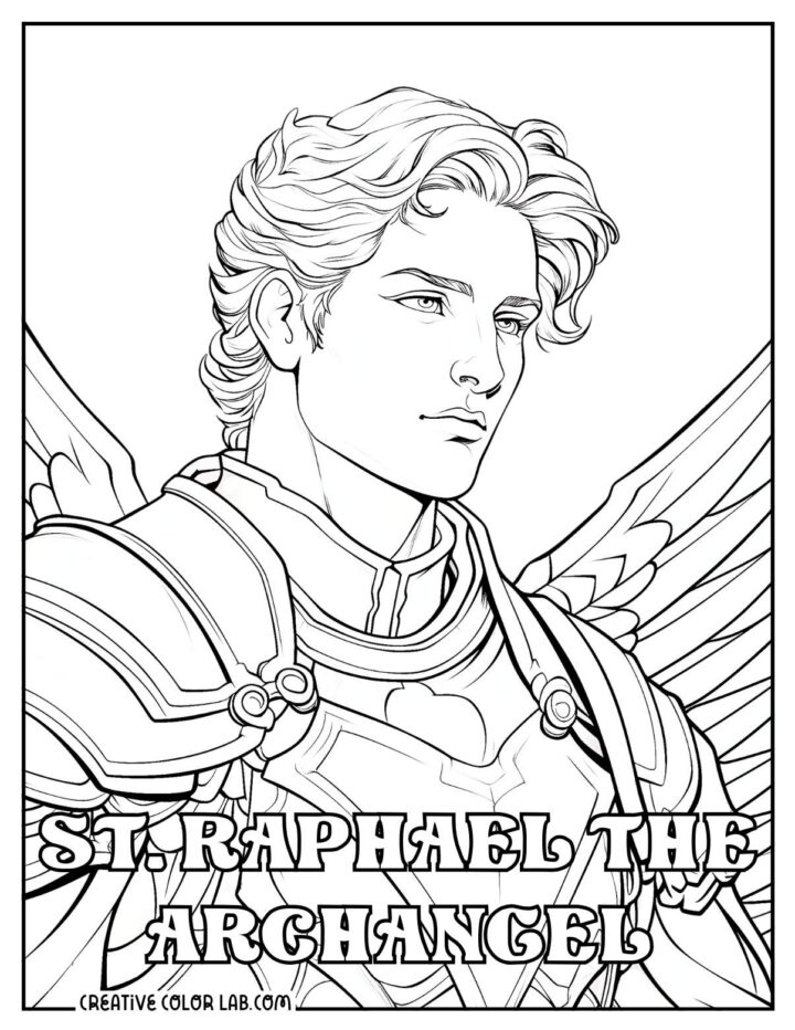 Printable Archangel Coloring Pages | Free PDF Downloads