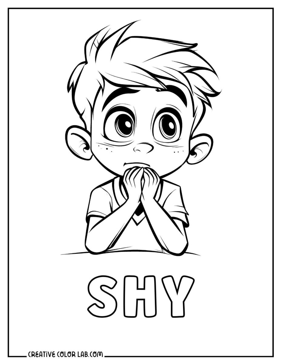 Free Feelings Coloring Pages | Emotions Printables