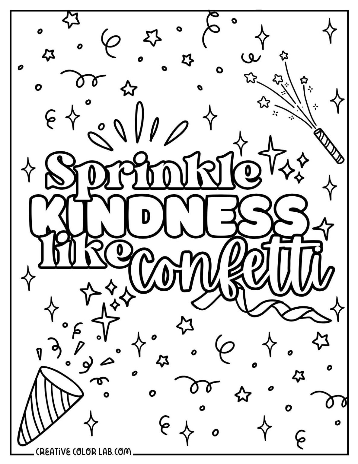20 Coloring Pages on Kindness | Free PDF Printables