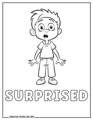 Free Feelings Coloring Pages | Emotions Printables