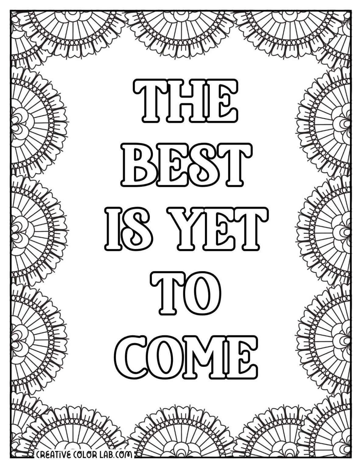 35 Positive Affirmations Coloring Pages | Free PDF Printables