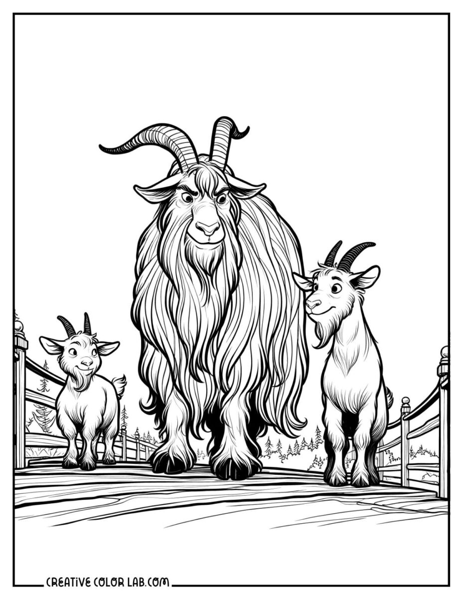 Printable Goat Coloring Pages | Free PDF Downloads