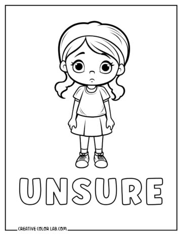 28 Emotions + Feelings Coloring Pages | Free PDF Printables