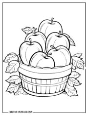 24 Apple Tree Coloring Pages | Free PDF Printables