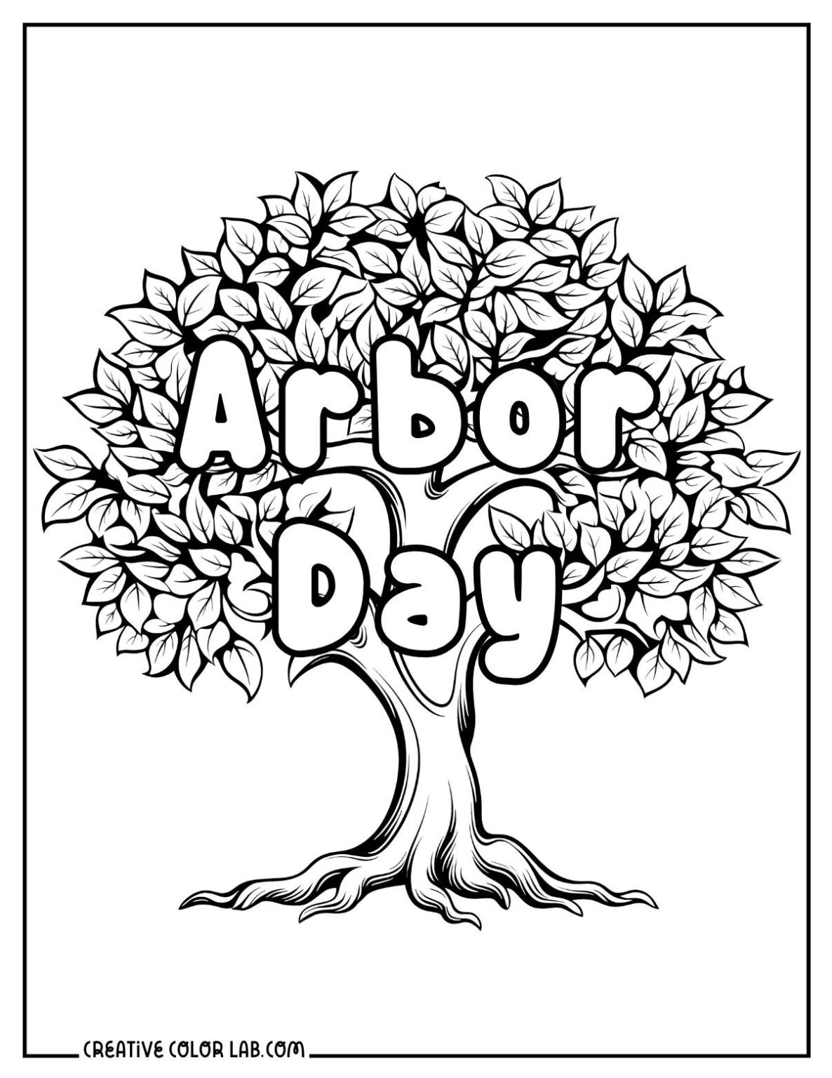 36 Coloring Pages of Trees | Free PDF Printables