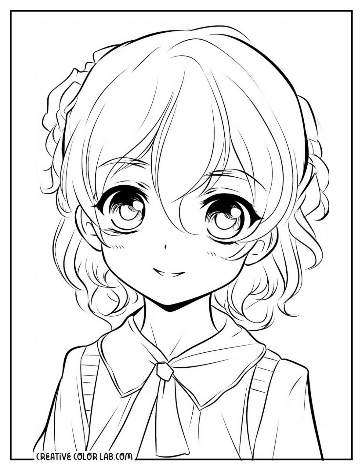 18 Anime Girls Coloring Pages | Free PDF Printables