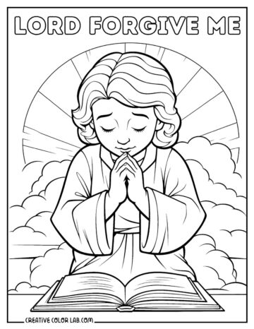 Forgiveness Coloring Pages PDFs | Free Printables