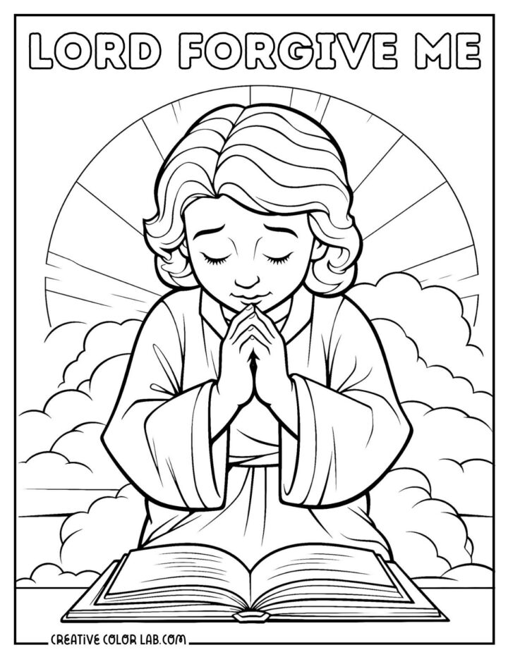 Forgiveness Coloring Pages PDFs | Free Printables