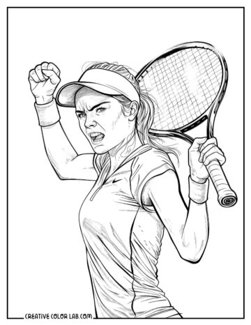 Printable Olympic Coloring Sheets