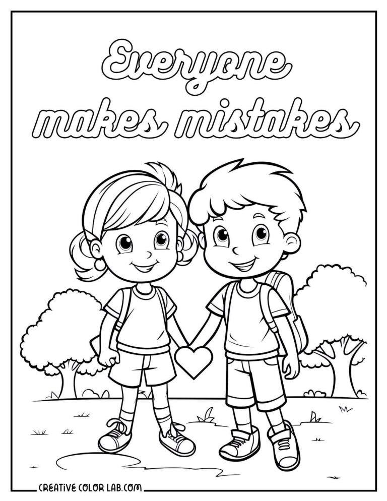 Forgiveness Coloring Pages PDFs | Free Printables