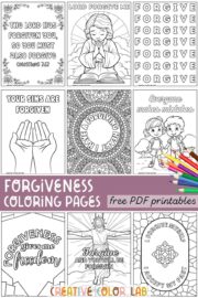 Forgiveness Coloring Pages PDFs | Free Printables