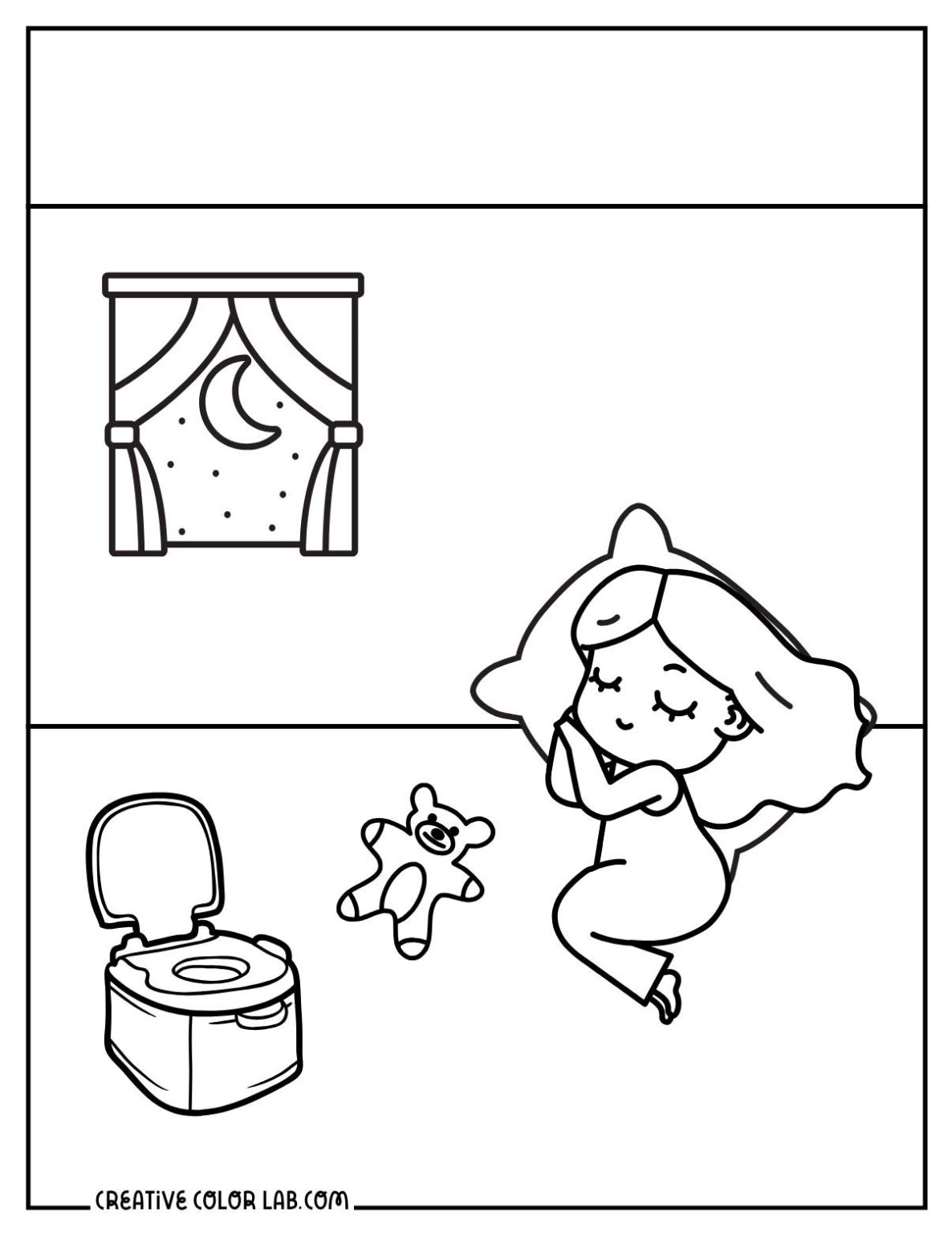 Fun, Free Toilet Training Coloring Pages