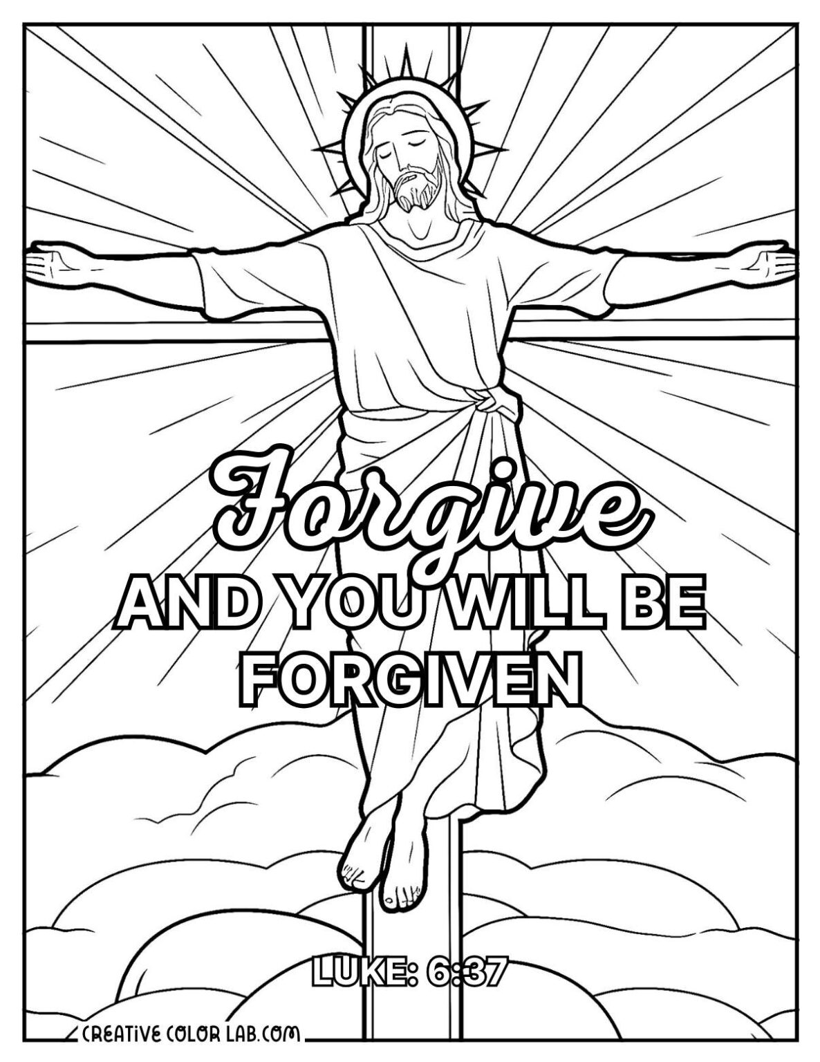 Forgiveness Coloring Pages PDFs | Free Printables