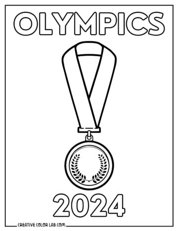 Printable Olympic Coloring Sheets