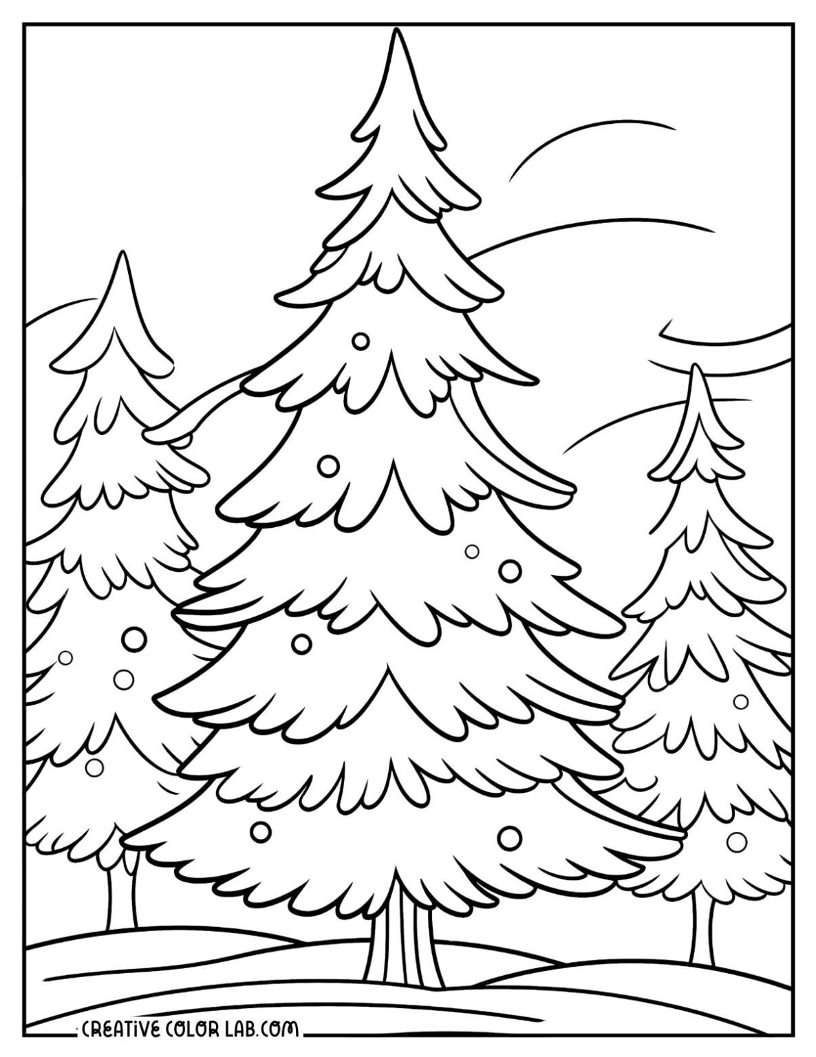 36 Coloring Pages of Trees | Free PDF Printables