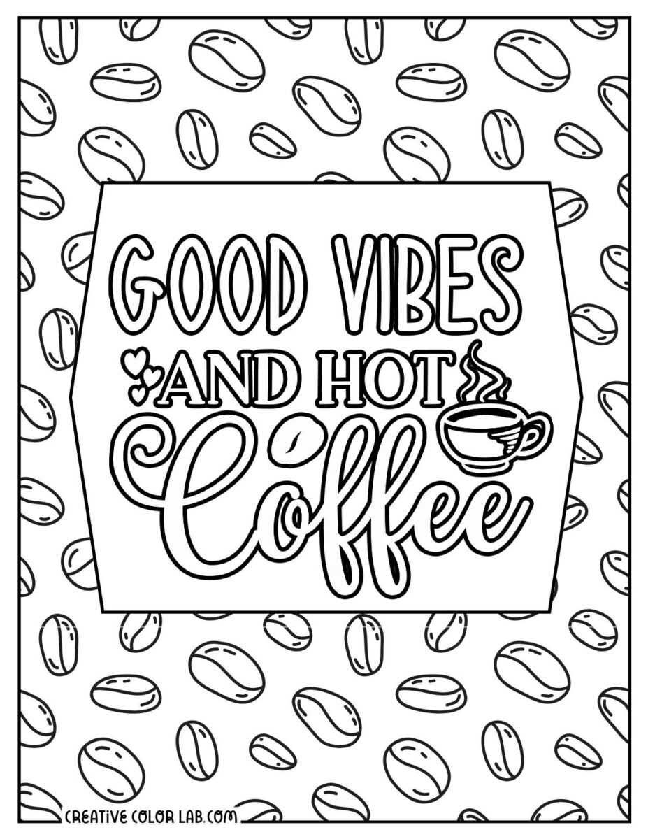 42 Starbucks Coffee and Food Coloring Pages | Free PDF Printables
