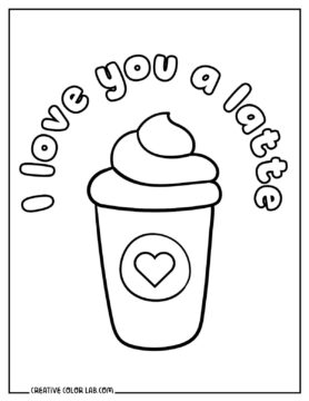 Printable Starbucks Coffee and Food Coloring Pages | Free PDF Downloads