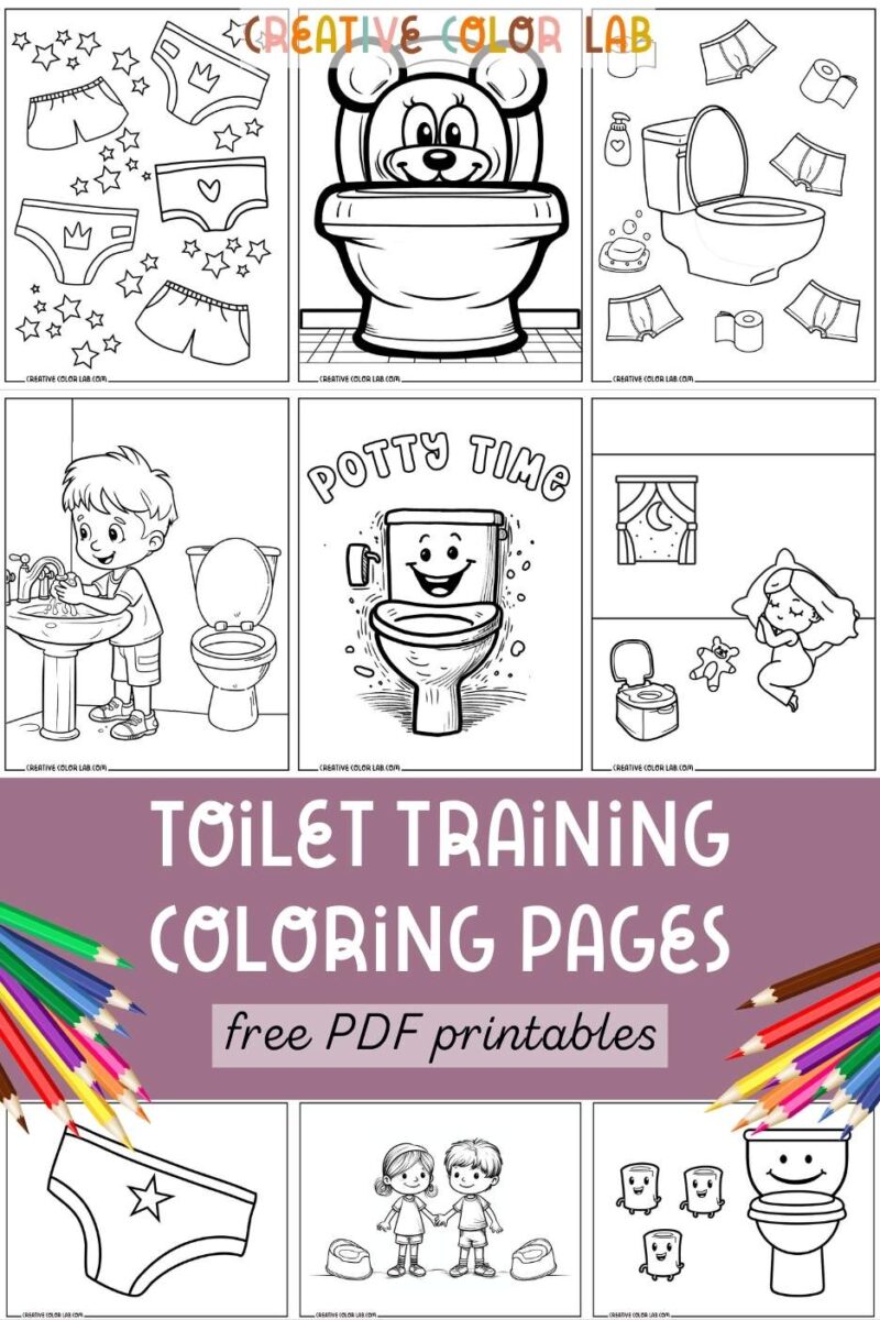 Fun, Free Toilet Training Coloring Pages