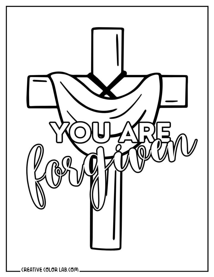 Forgiveness Coloring Pages PDFs | Free Printables