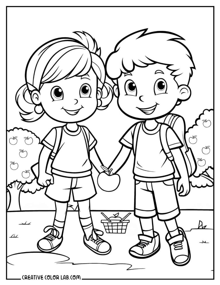 24 Apple Tree Coloring Pages Free Pdf Printables