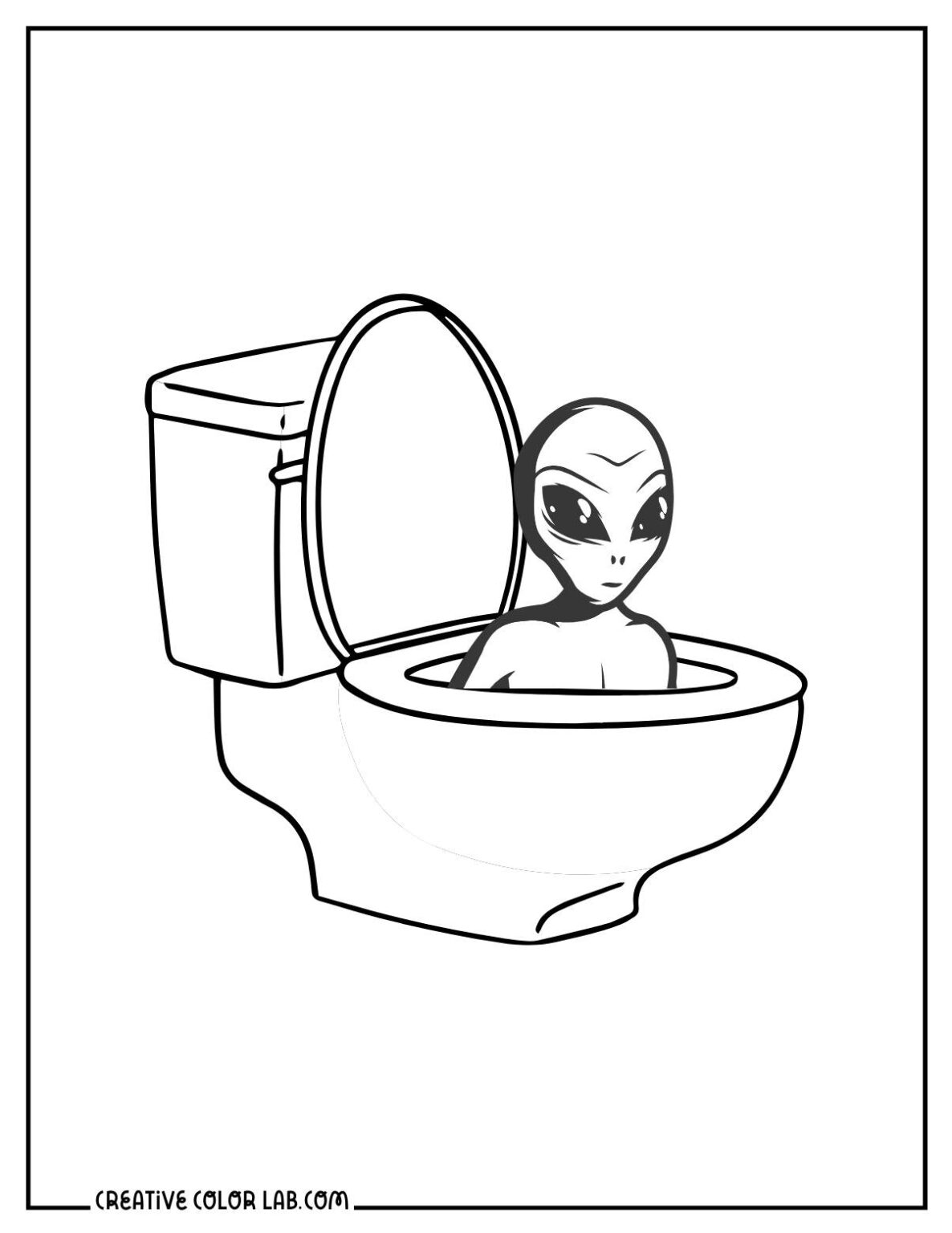 Printable Skibidi Toilet Coloring Pages for Kids