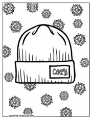 27 Winter Coloring Pages | Free PDF Printables