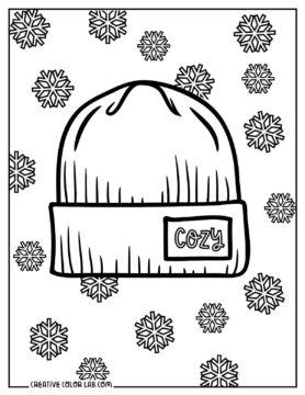 27 Winter Coloring Pages | Free PDF Printables