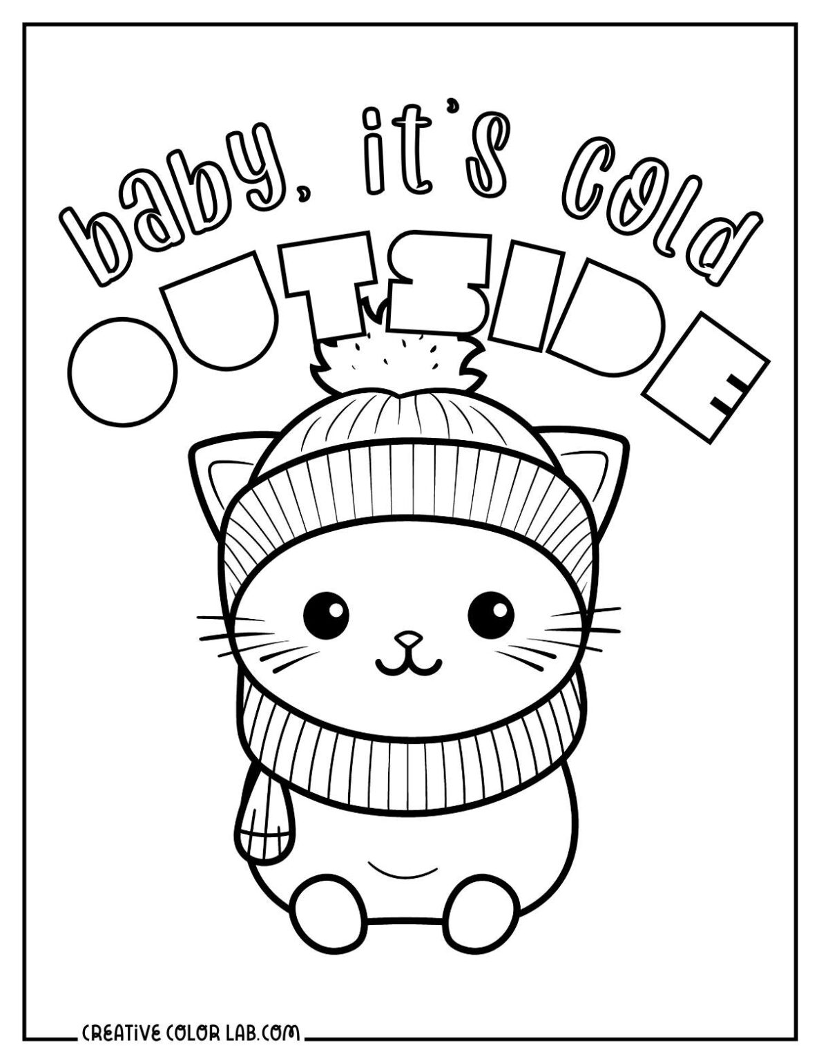 27 Winter Coloring Pages | Free PDF Printables