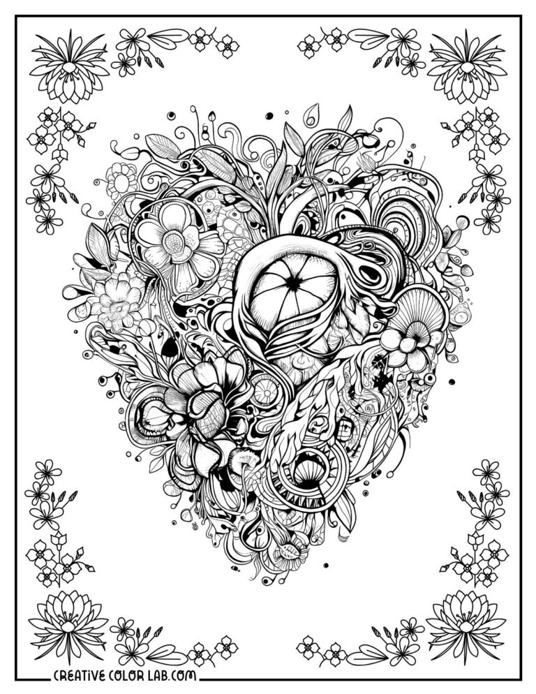 Free, Printable Tattoo Coloring Pages