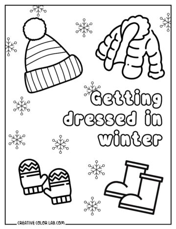 27 Winter Coloring Pages | Free PDF Printables