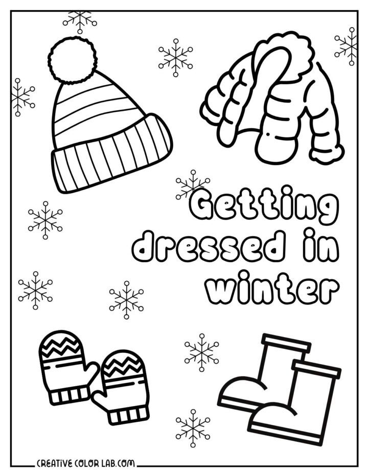 27 Winter Coloring Pages | Free PDF Printables