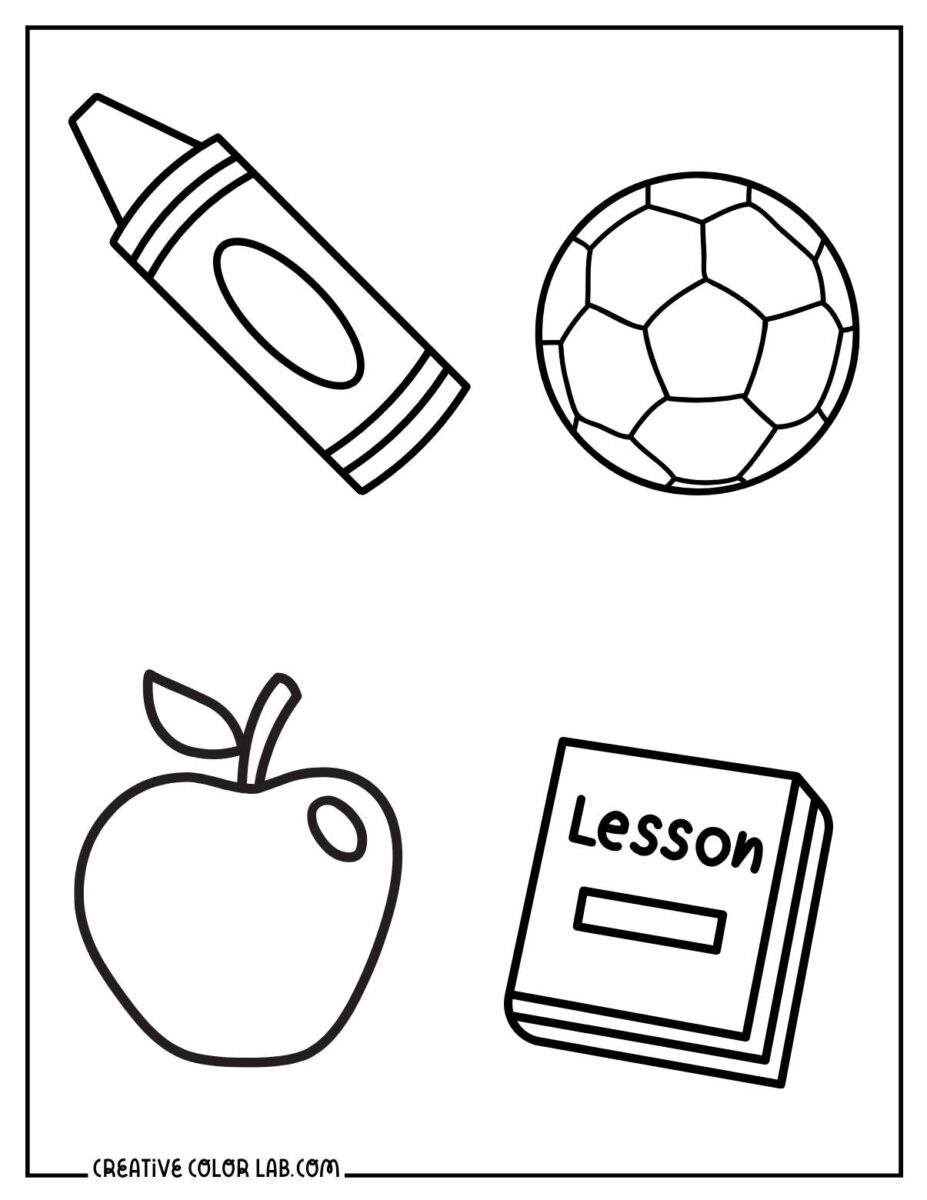 Back to School Coloring Pages | Free, Printable PDFs