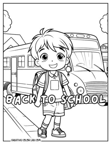Back to School Coloring Pages | Free, Printable PDFs