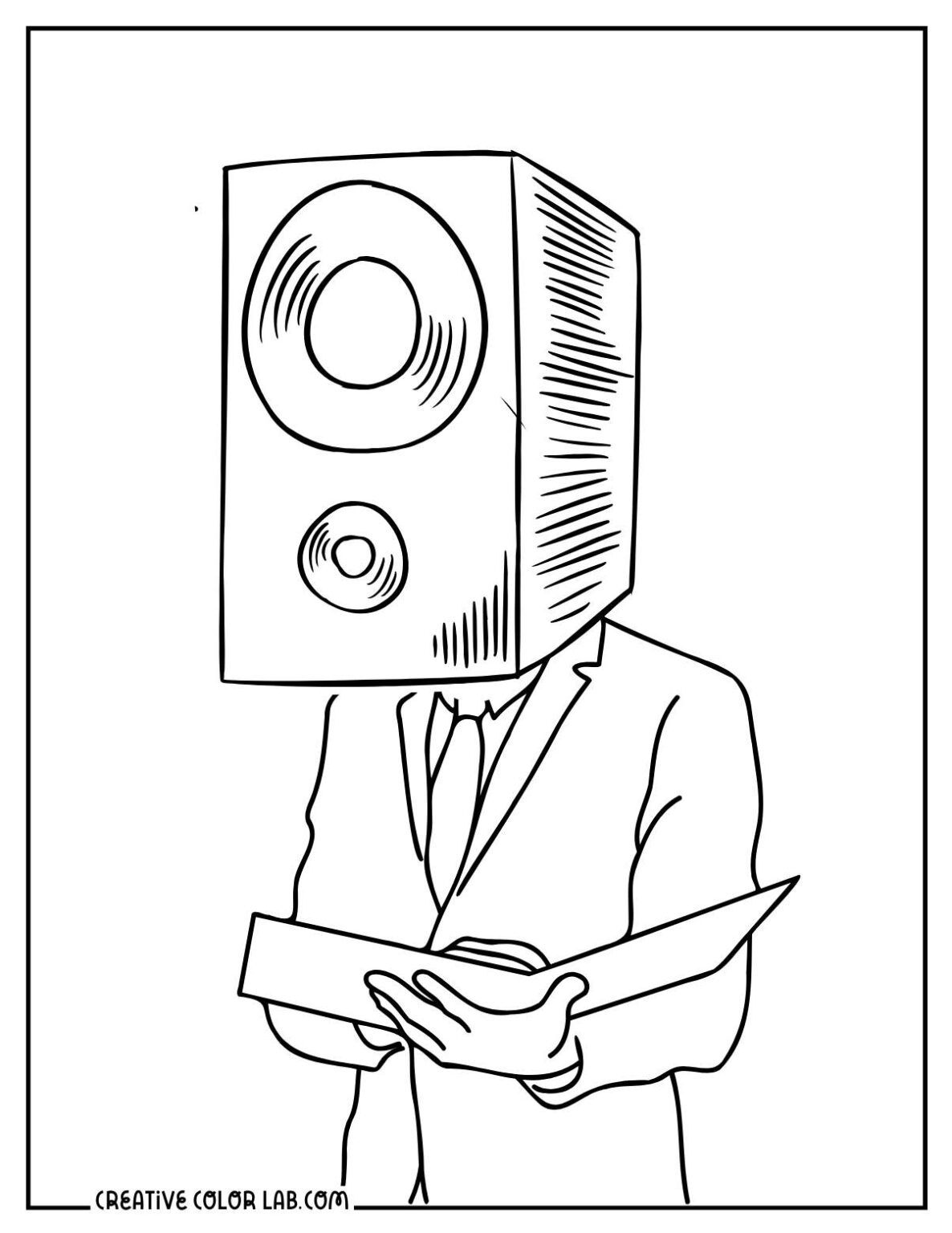 Printable Skibidi Toilet Coloring Pages for Kids