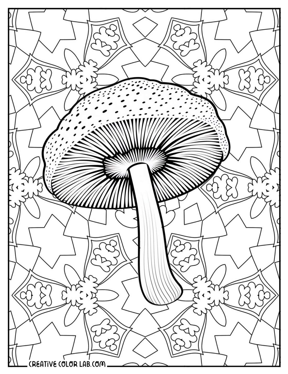Printable Psychedelic Coloring Pages | Free PDFs