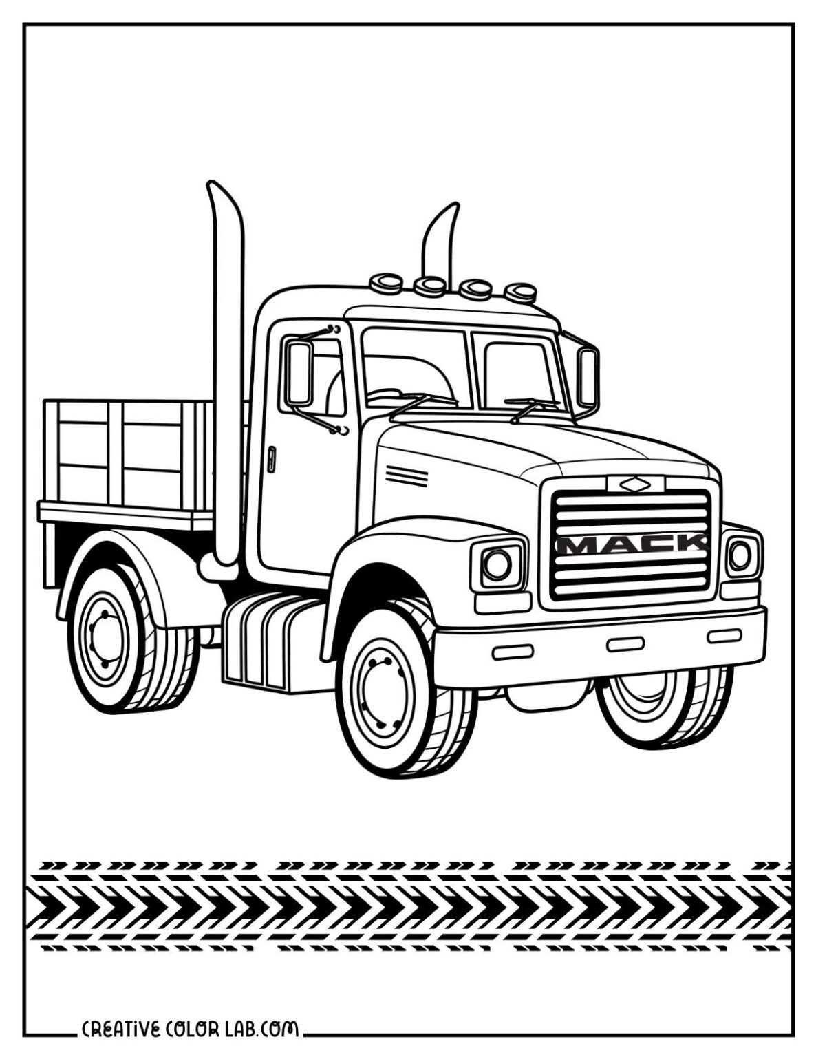 Truck Coloring Pages | Free Printables to Color