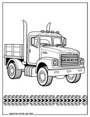 Truck Coloring Pages | Free Printables to Color
